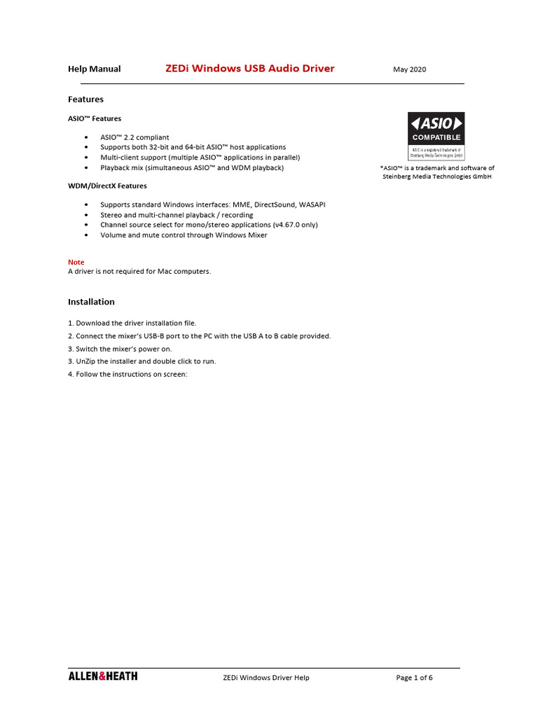 ZEDi USB Windows Driver Help | Download Free PDF | Digital Technology | Computer Architecture