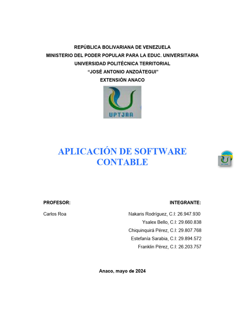 Ventajas y Desventajas del Software Contable | PDF | Contabilidad ...