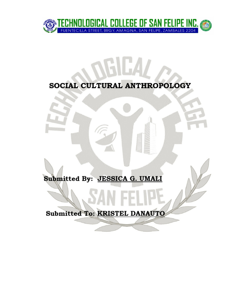 Social Cultural Anthropology Reviewer | PDF | Anthropology | Human