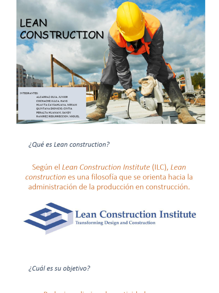 Lean Construction | PDF | Planificación