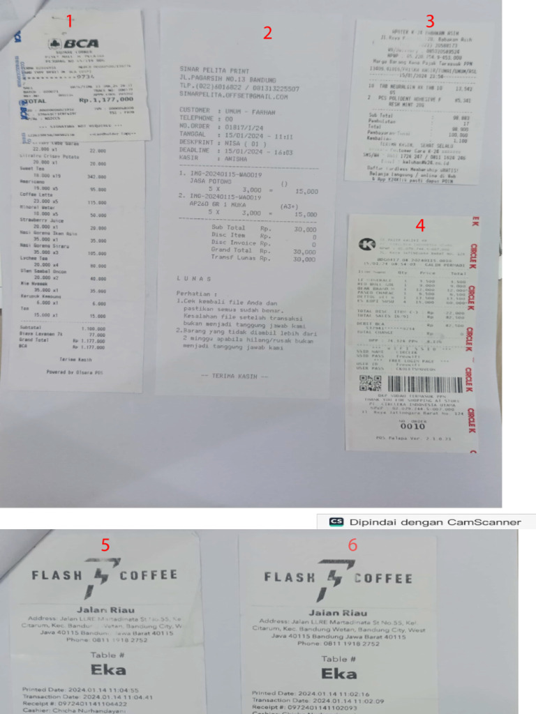 Scan Bon-Bon Eka | PDF