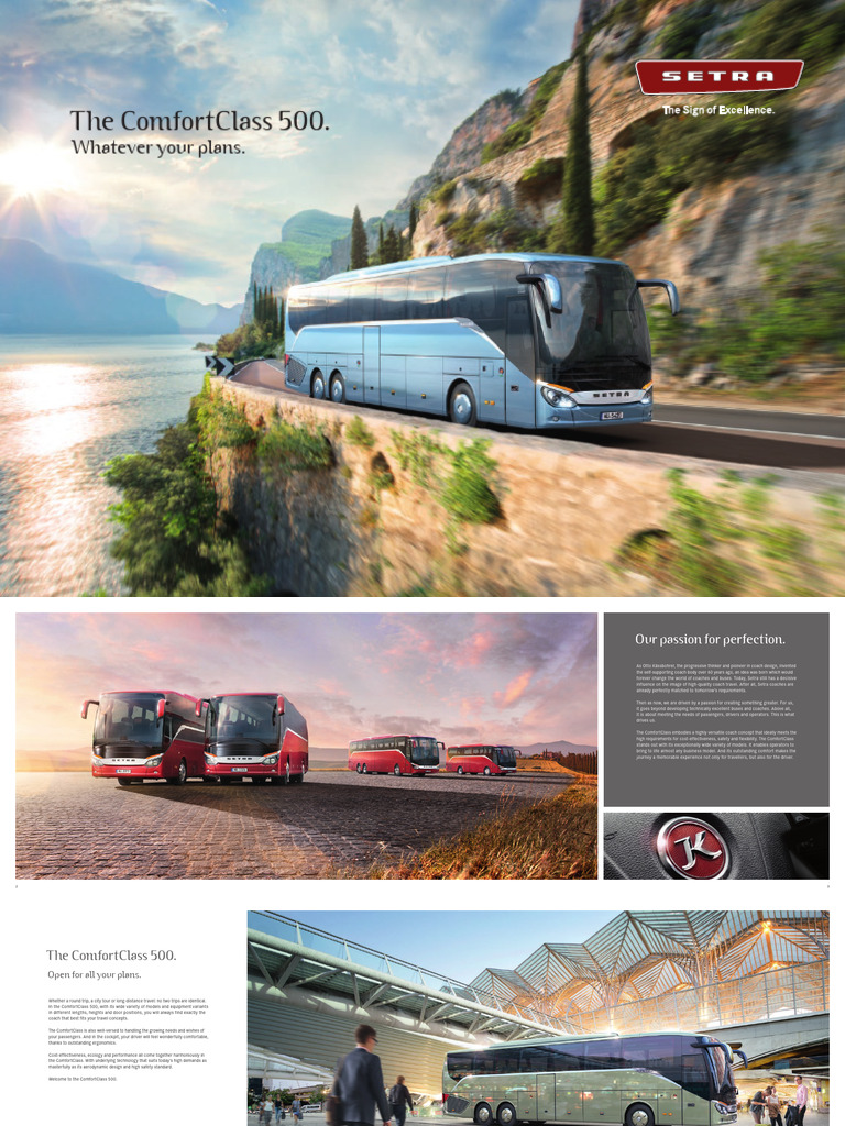 Setra CC500 Broschuere | Download Free PDF | Vehicle Technology | Vehicles