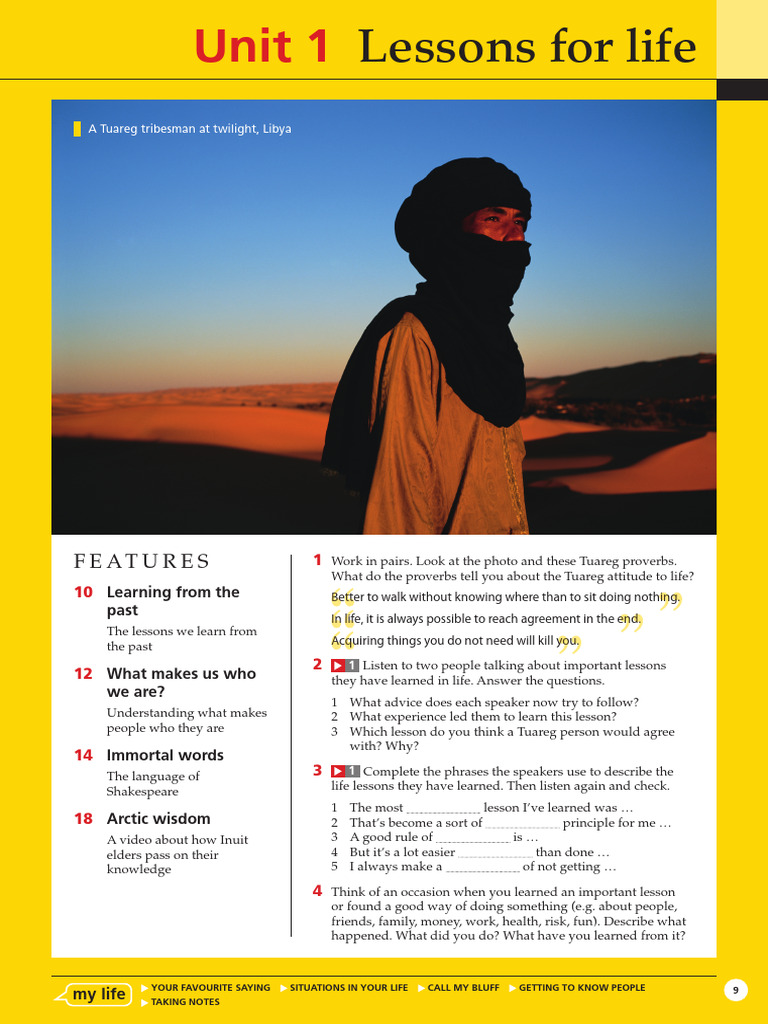 Life 2E Advanced Unit 1 SB | Download Free PDF | William Shakespeare | Confucius