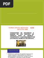 Seguridad en Sustancias Químicas NOM-005 | PDF | Ventilación (Arquitectura) | Incendios