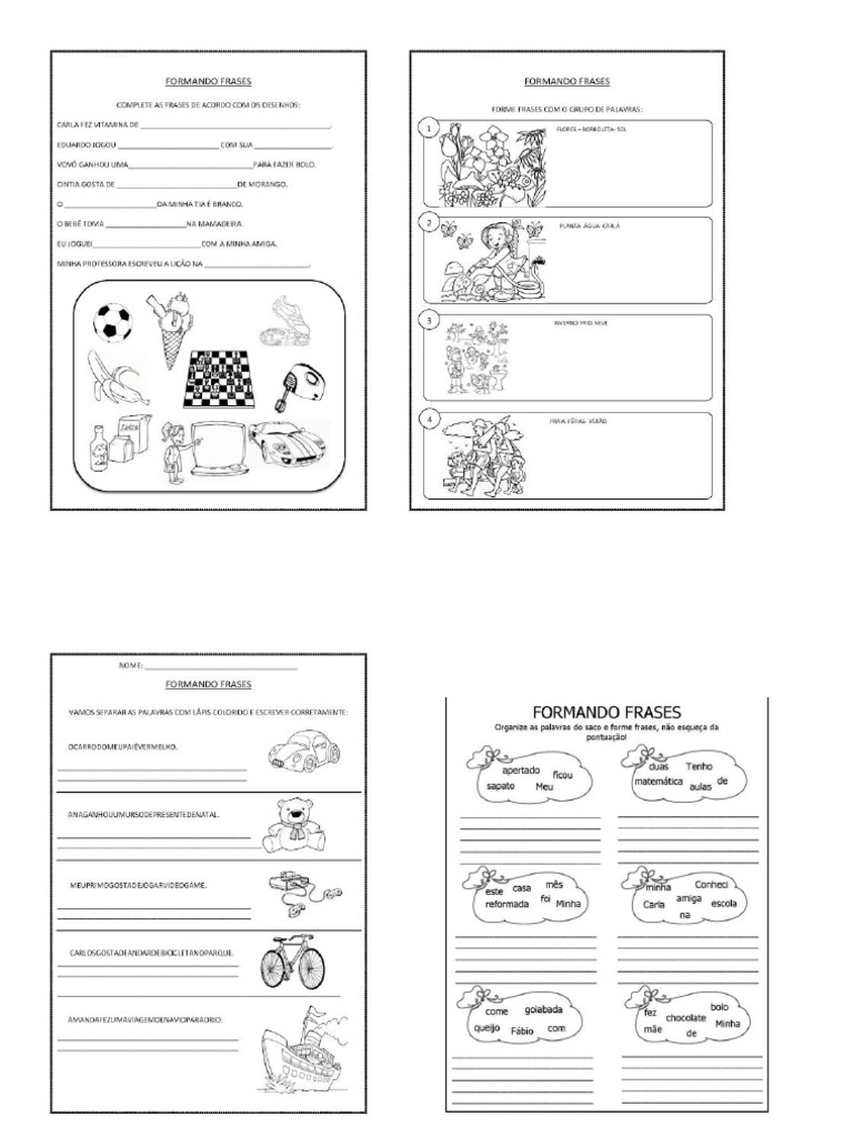 Formando Frases | PDF