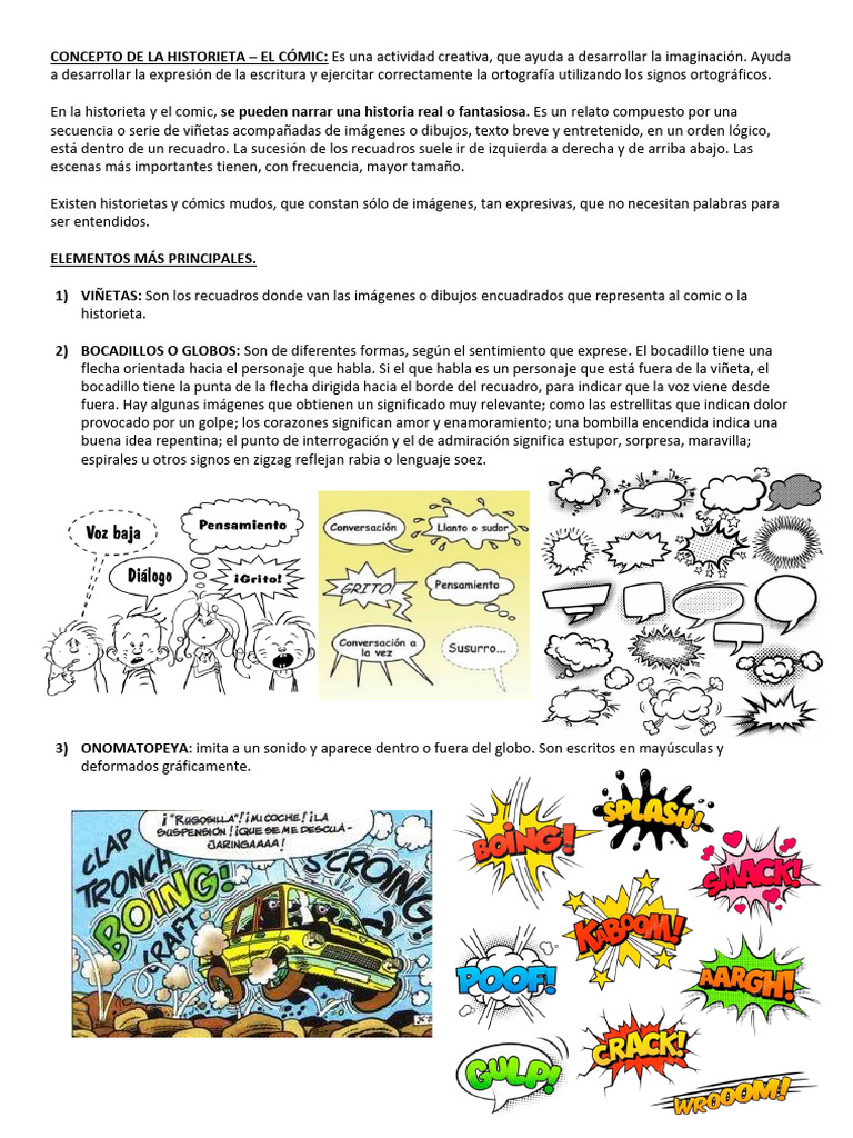 La Historieta y El Comic | PDF | Cómics