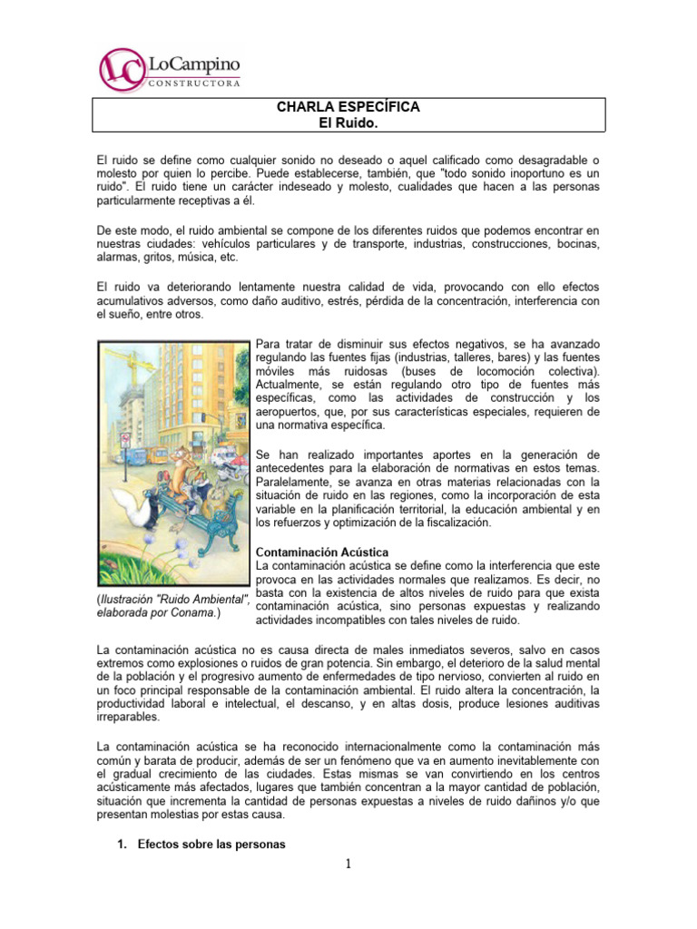 Efectos del Ruido en la Salud Pública | PDF | ruido