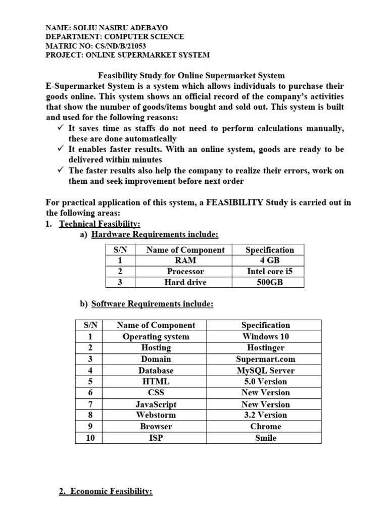 Online Supermarket System | PDF | Password | Internet