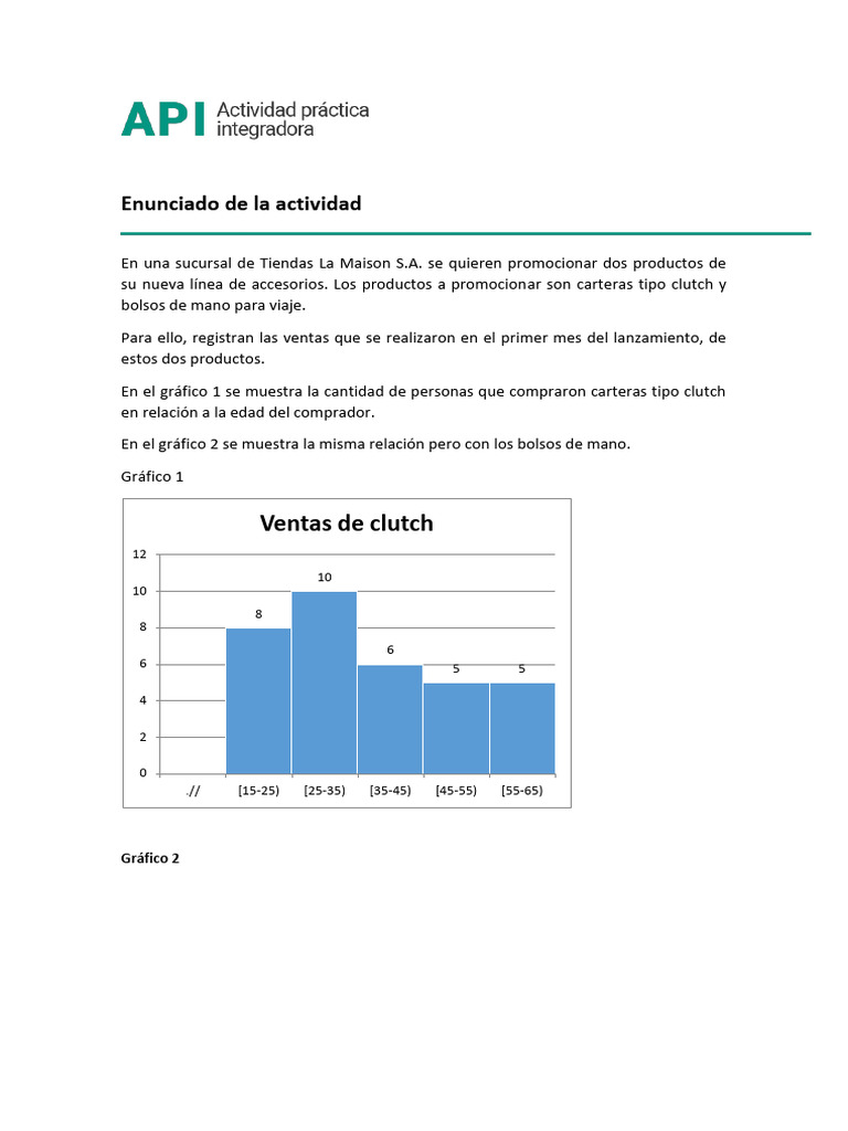 API1 - Enunciado de La Actividad | PDF