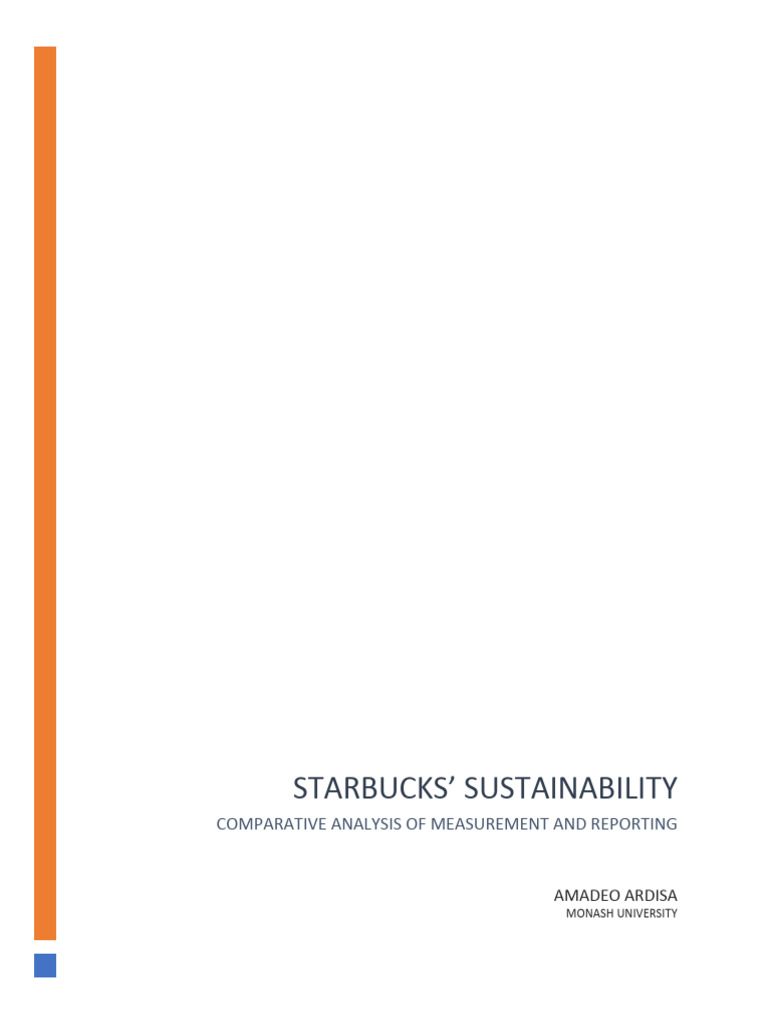 Starbucks Sustainability Analysis | PDF | Supply Chain | Starbucks