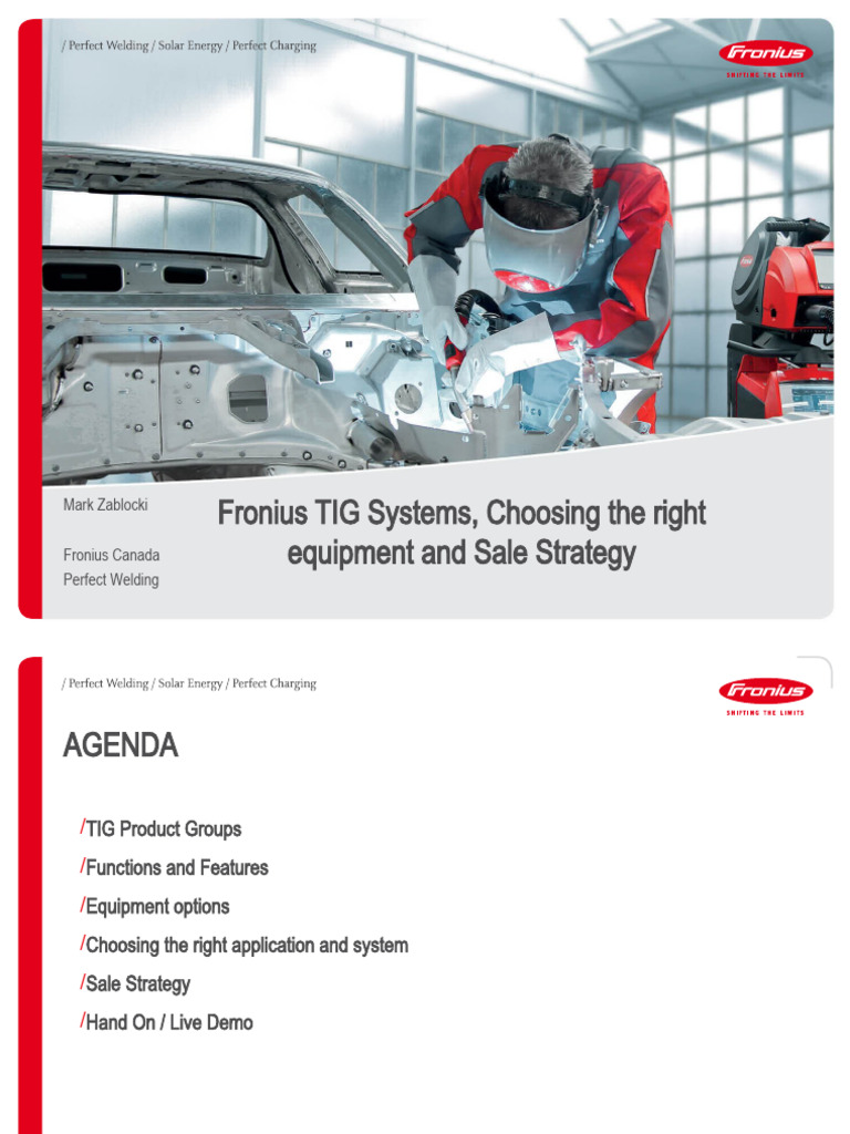 Fronius TIG Applications and Choosing The Right System Jan2016 | PDF ...