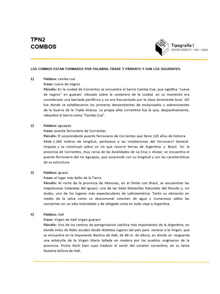 6 Combos | PDF | Historia