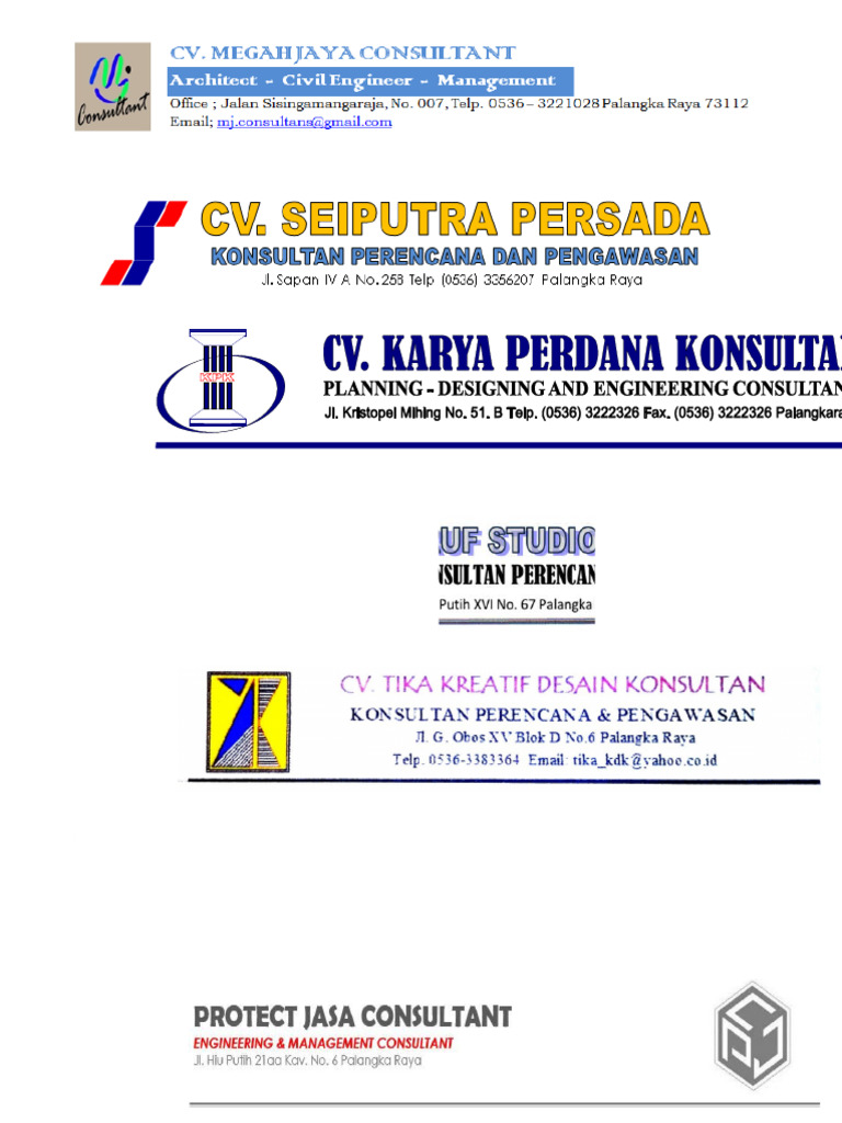 KOP Surat Konsultan Perencanaa | PDF