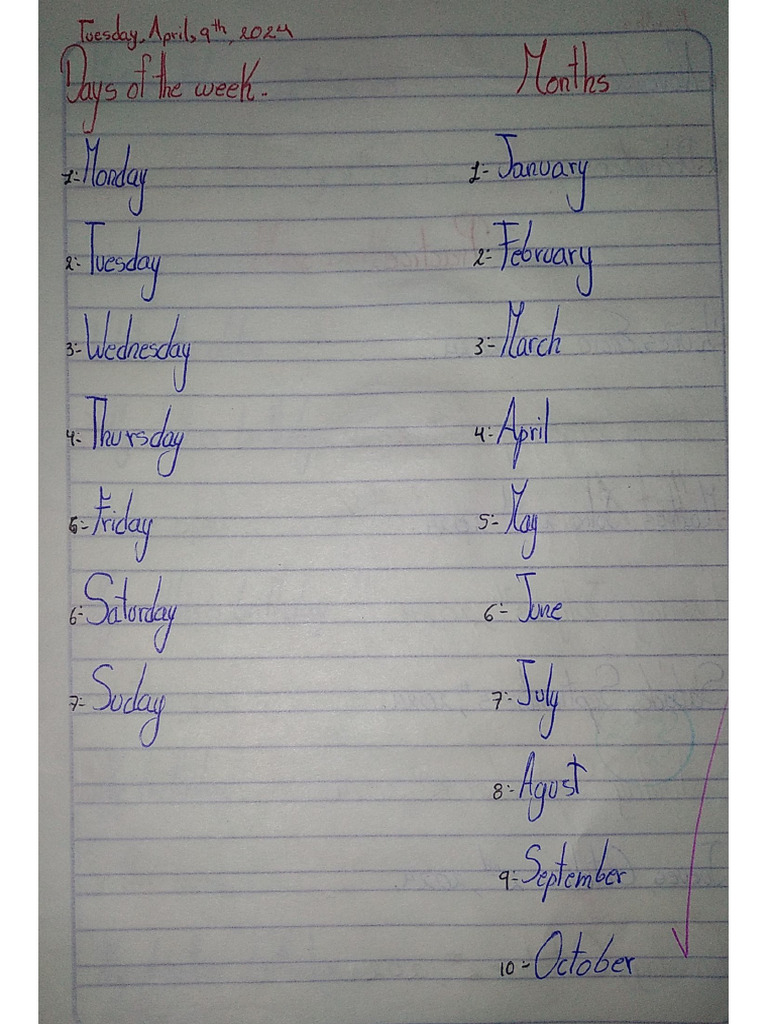 Writing Dates | PDF