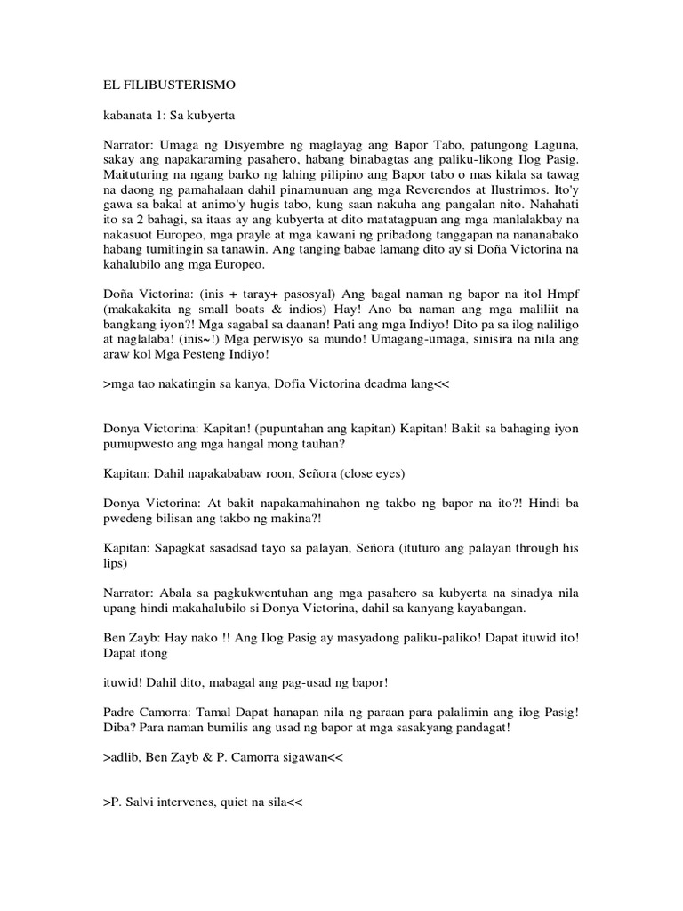 El Filibusterismo | PDF