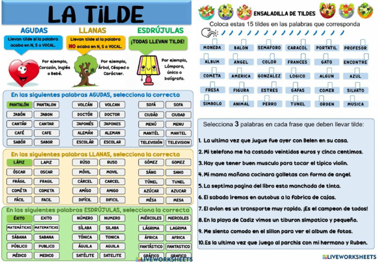 La Tilde Actividades de 29-05 | PDF