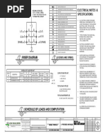 EE4A RESIDENTIAL PLAN Schedule of Loads | PDF | Electrical Wiring ...