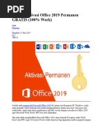 Instalasi Office 2019 Pro Plus | PDF