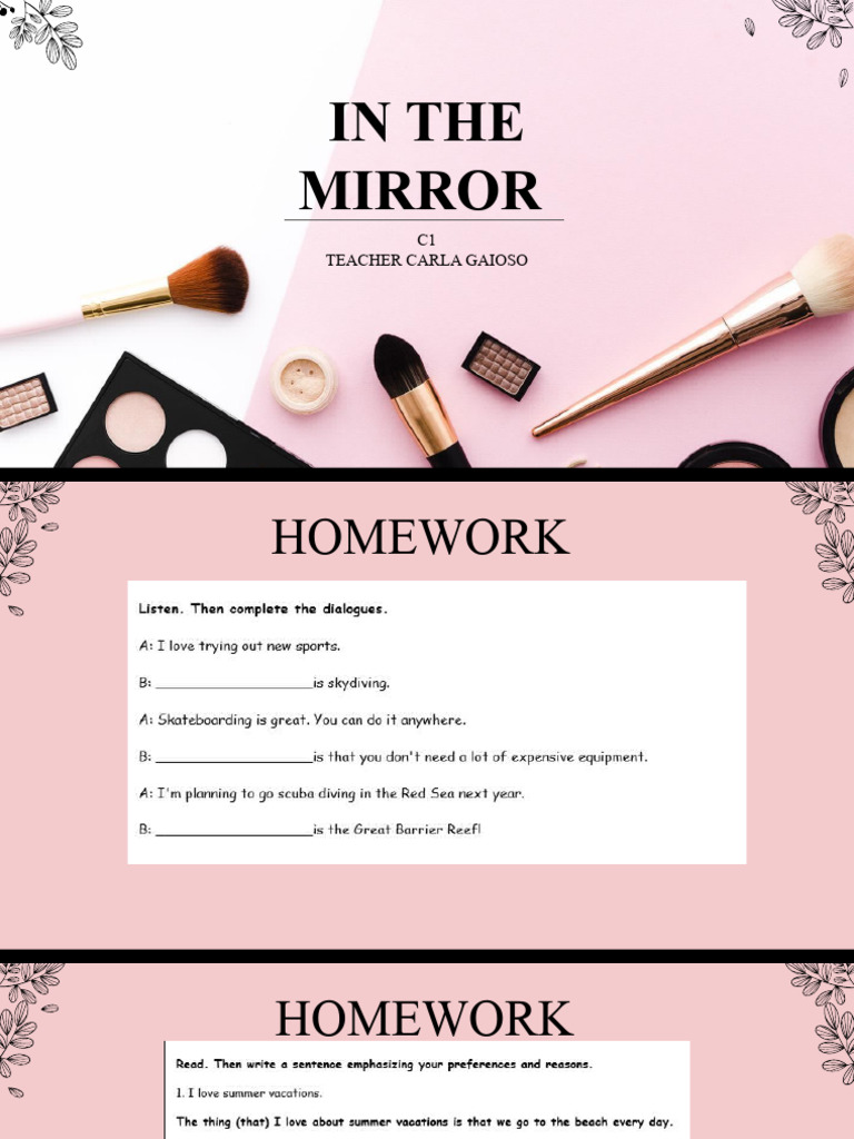 In The Mirror - Slide c1 | PDF | Astronomy | Solar System