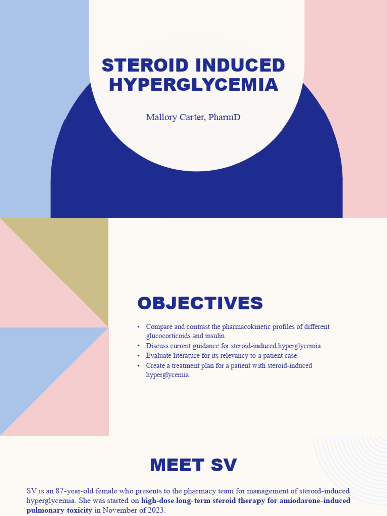 Managing Steroid-Induced Hyperglycemia | PDF | Hyperglycemia | Diabetes