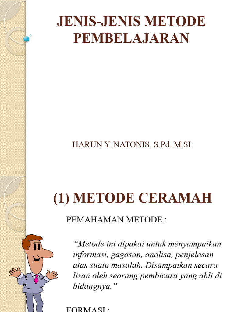 Jenis-jenis Metode Pembelajaran | PDF