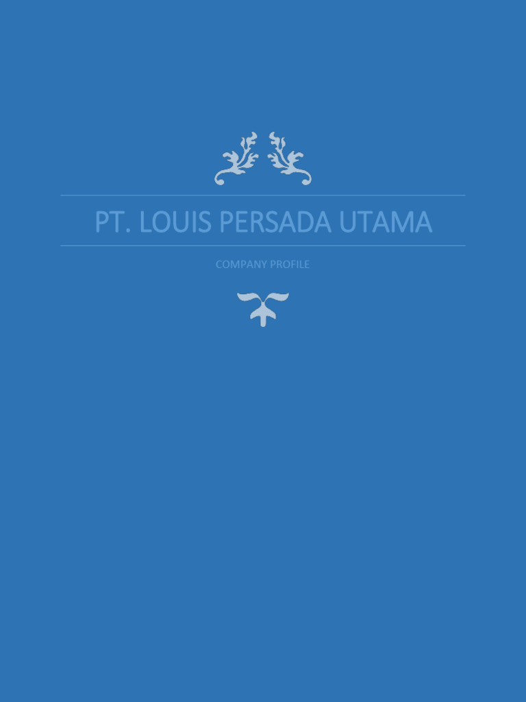 Company Profile - Pt. Louis Persada Utama 2 | PDF | Pengelolaan ...