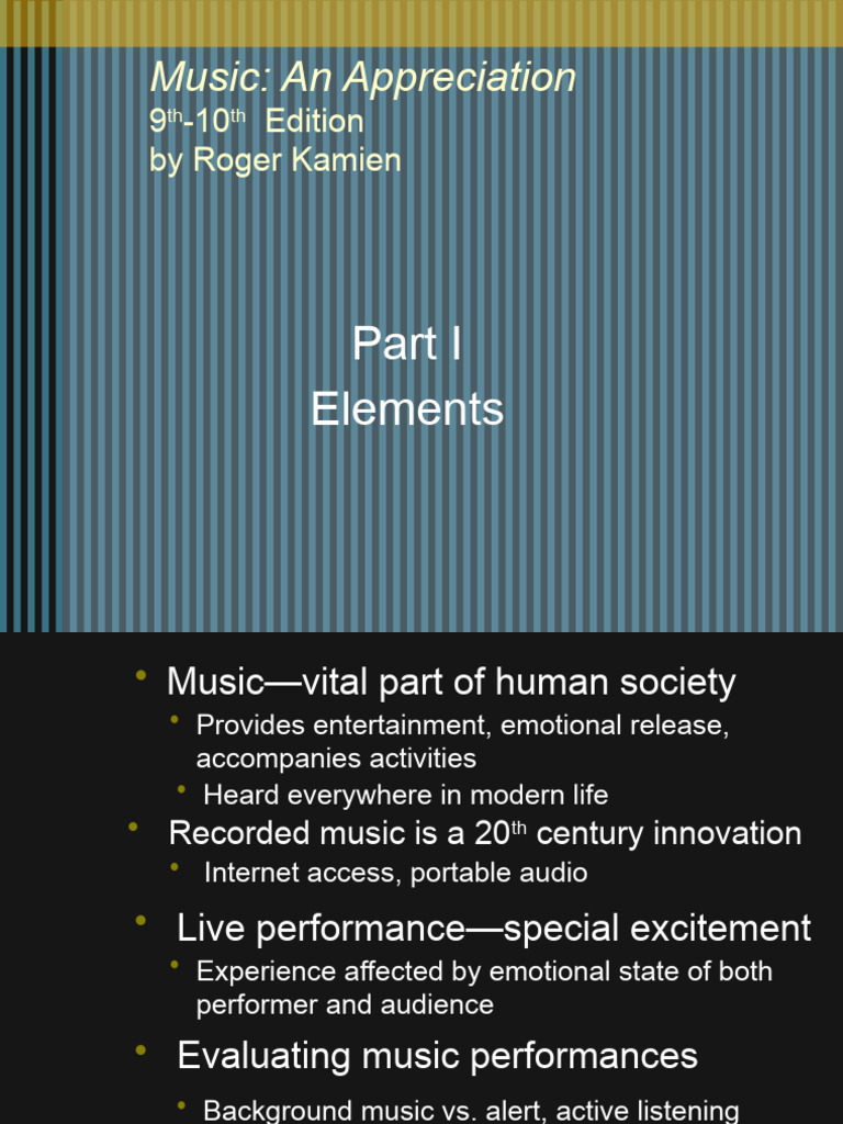 1.elements of Music | PDF | Chord (Music) | Musical Instruments