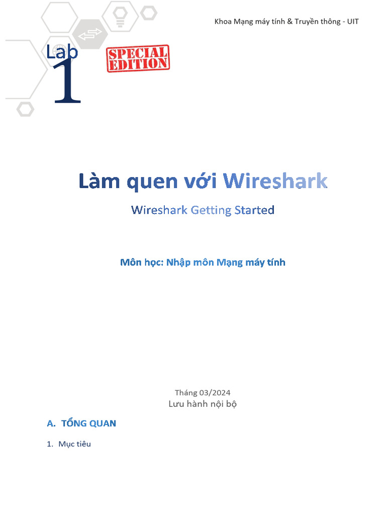 Lab 1 Wireshark Getting Started | PDF