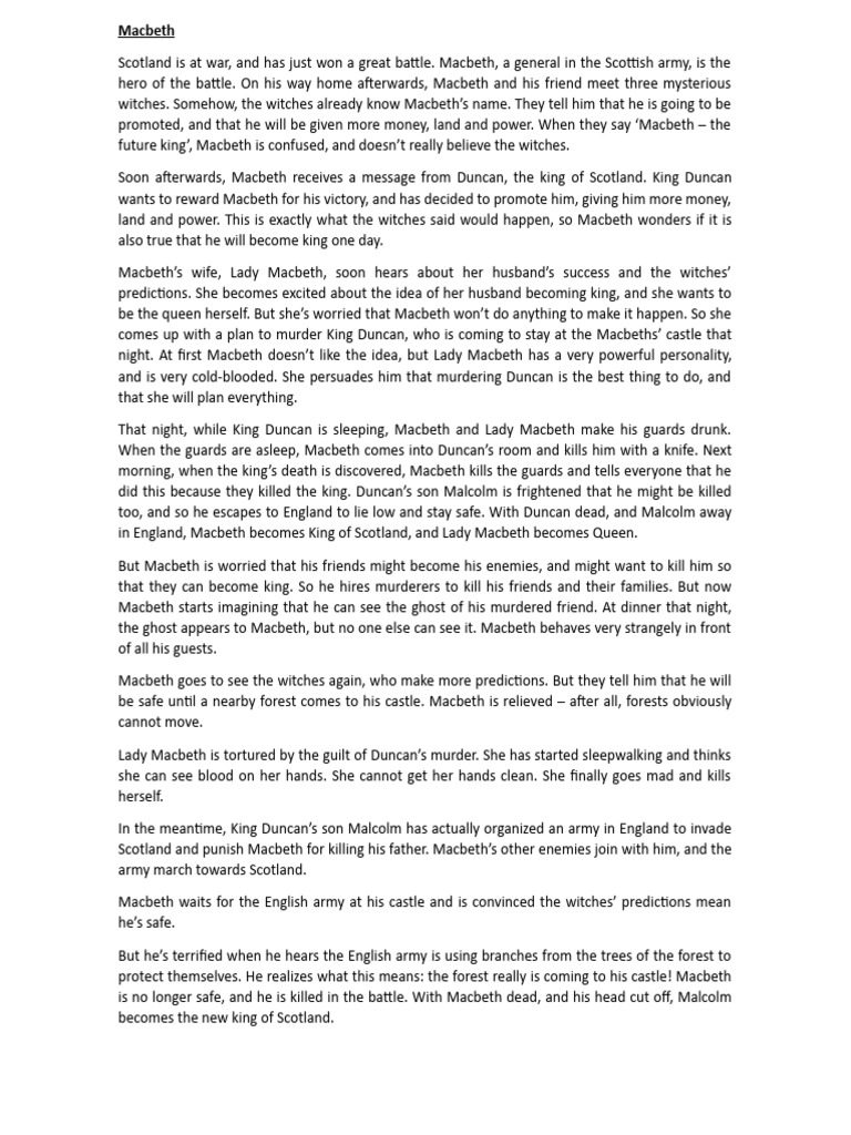 Macbeth | PDF | Macbeth