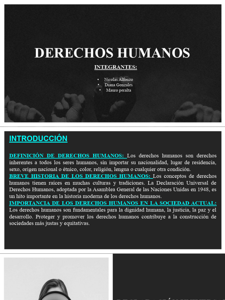 Importancia y Desafíos de los Derechos Humanos | PDF | Derechos humanos ...