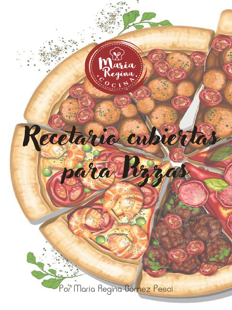 Recetario Cubiertas Pizzas PDF | PDF | Pizza | Queso