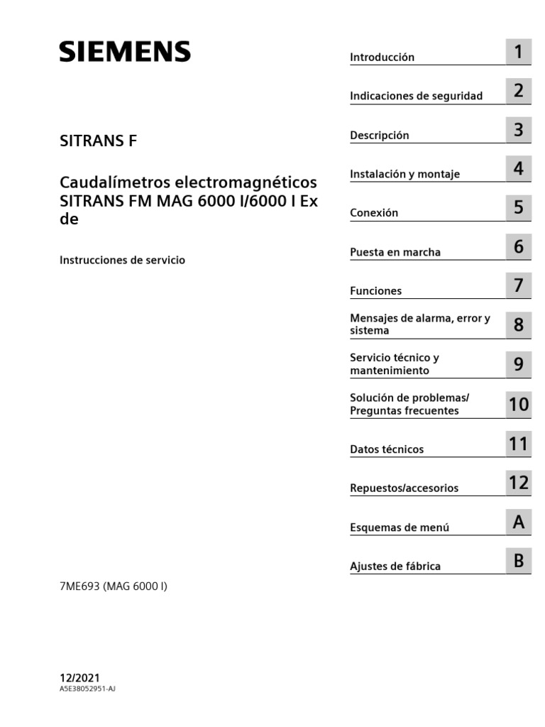 A5E38052951es MAG 6000 I OI es-ES | PDF | Tecnología