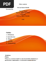 Policy Analysis Template Guide | PDF