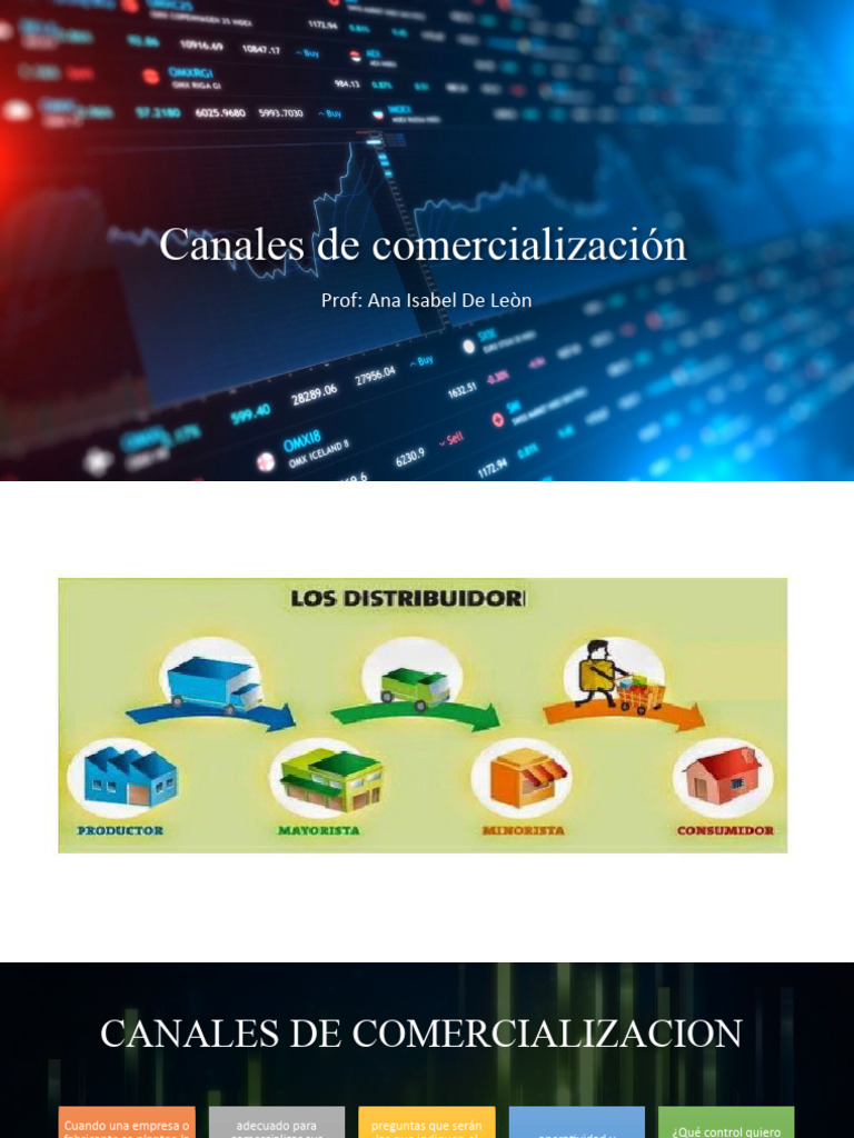 Canales de Comercializaciòn, Exportaciòn Directa e Indirecta | PDF ...