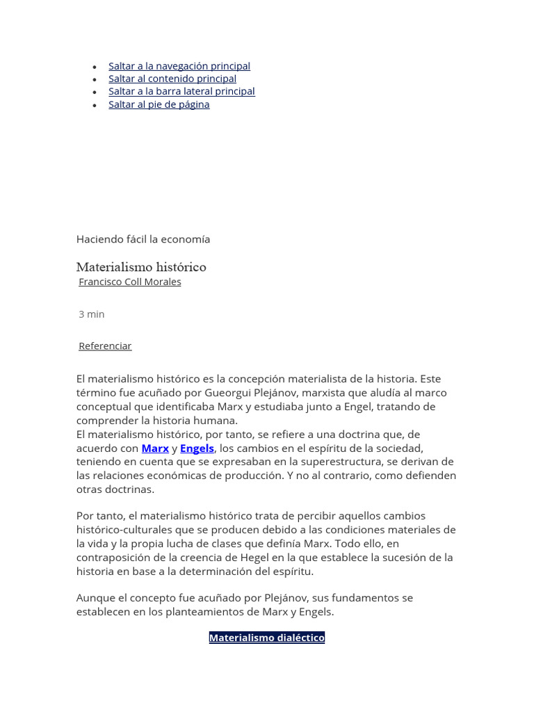 Materialismo | PDF | Karl Marx | Friedrich Engels