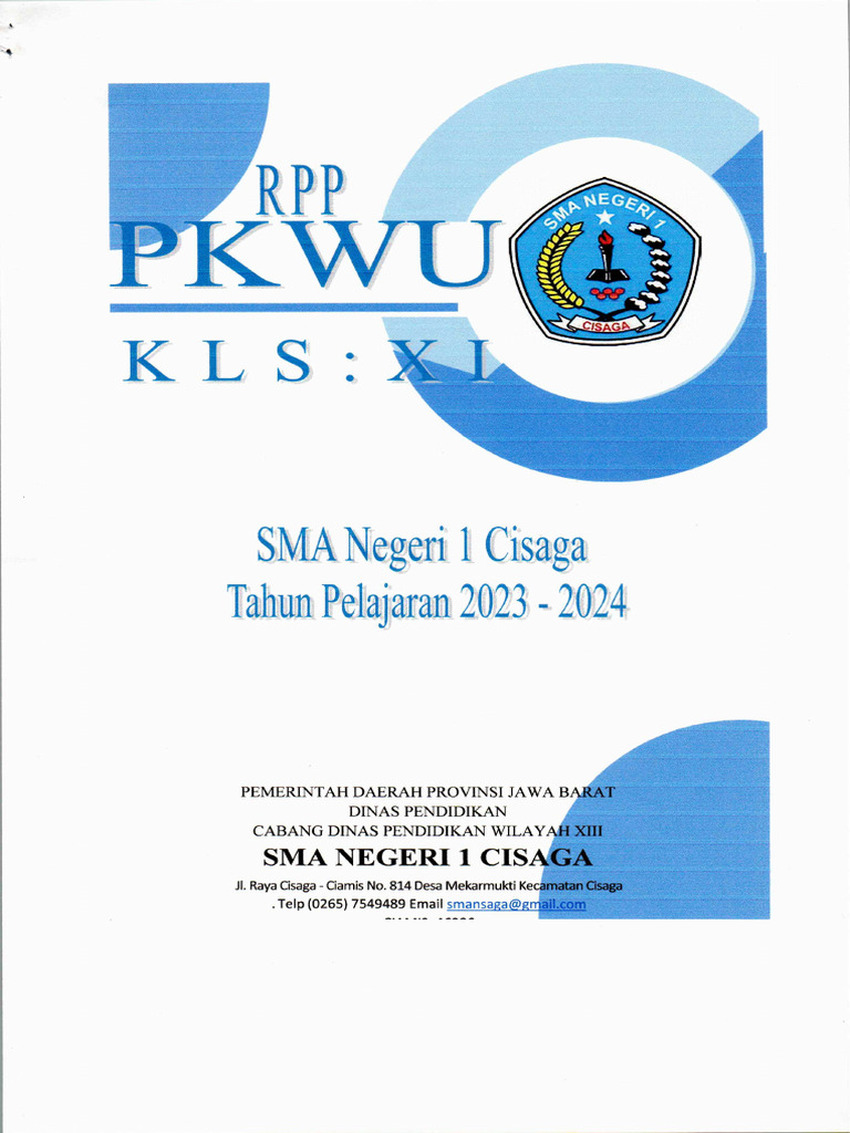 RPP Pkwu Kelas Xi | PDF
