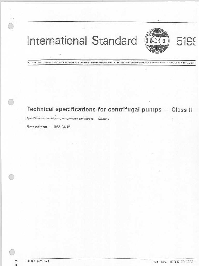 Iso 5199 | PDF