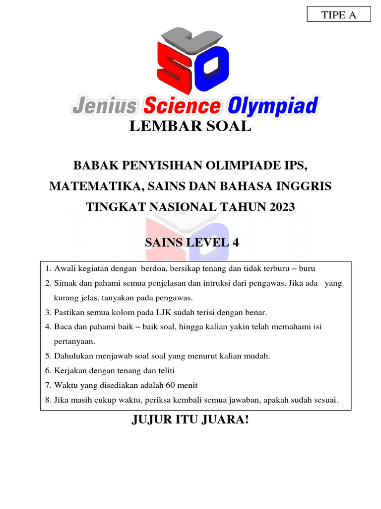 Sains Level 4 (Type A) | PDF