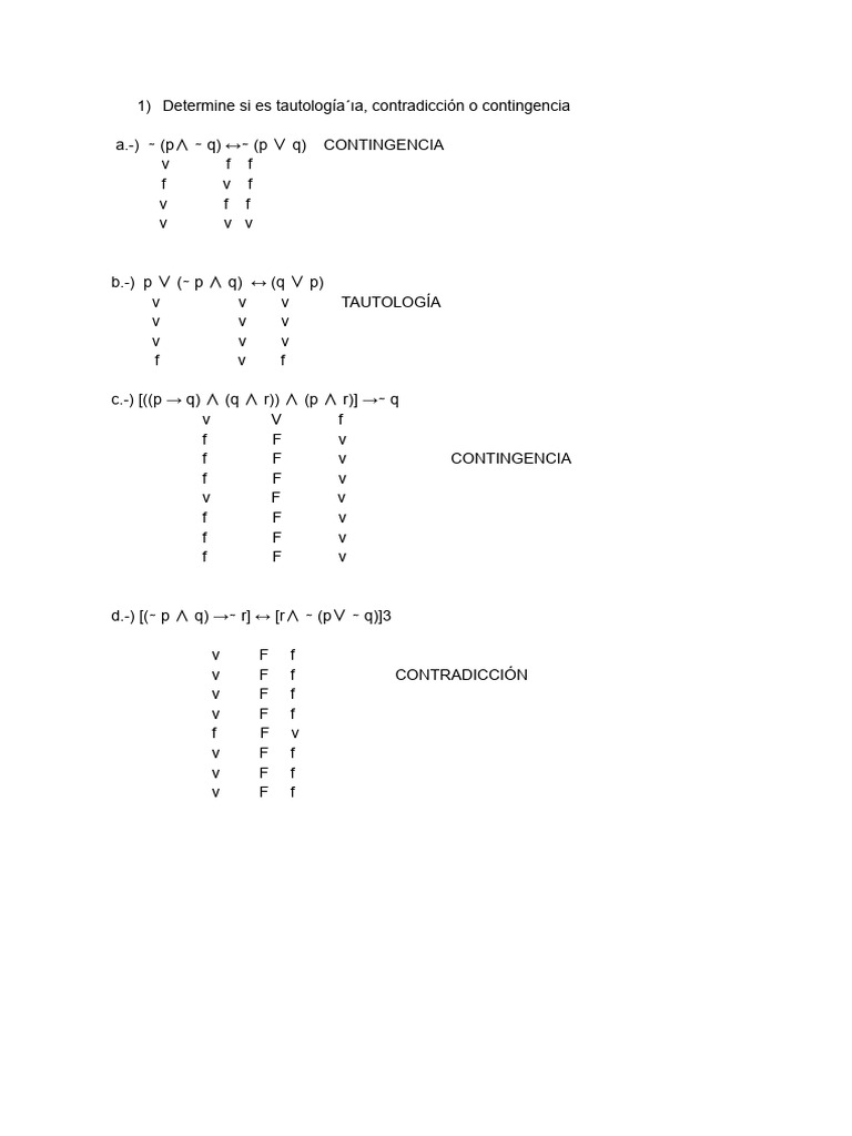 RM | PDF | Proposición | Lógica