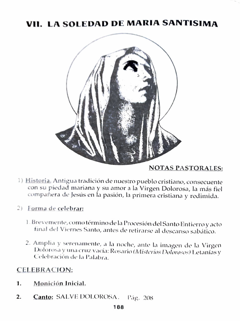 La Soledad de María Santísima | PDF | María, madre de Jesús | Jesús