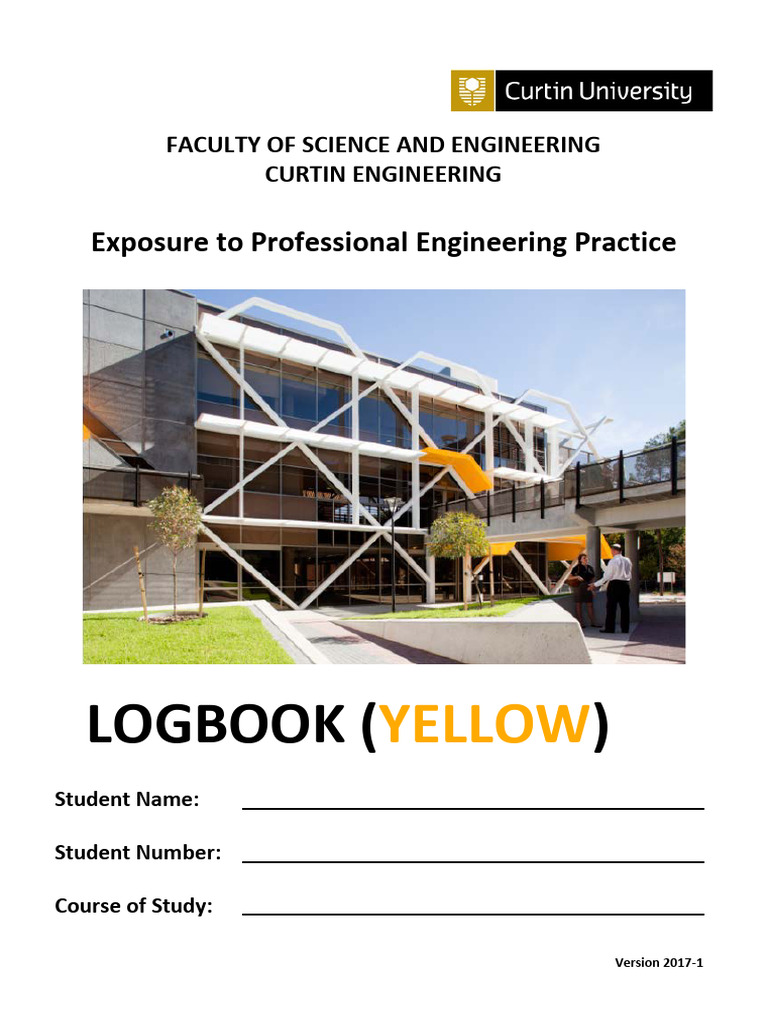 1.1 - Bachelor of Engineering Yellow Logbook Full | PDF | Internship ...