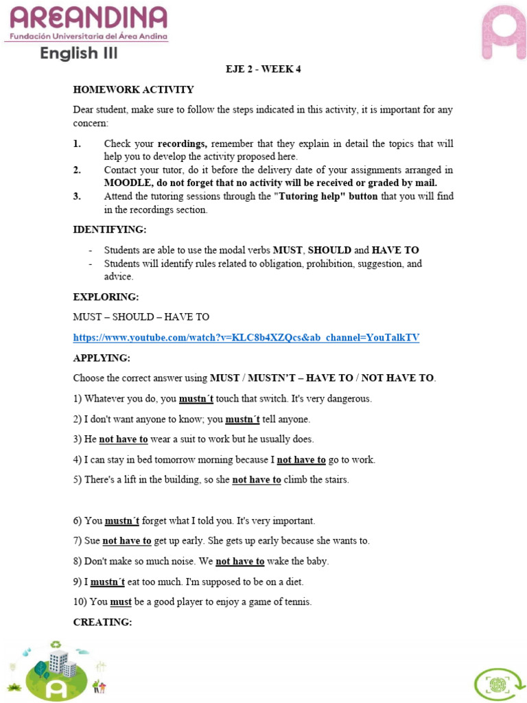 English 3 - Eje 2 - Week 4 Arantxa | PDF | Self-Improvement | Wellness