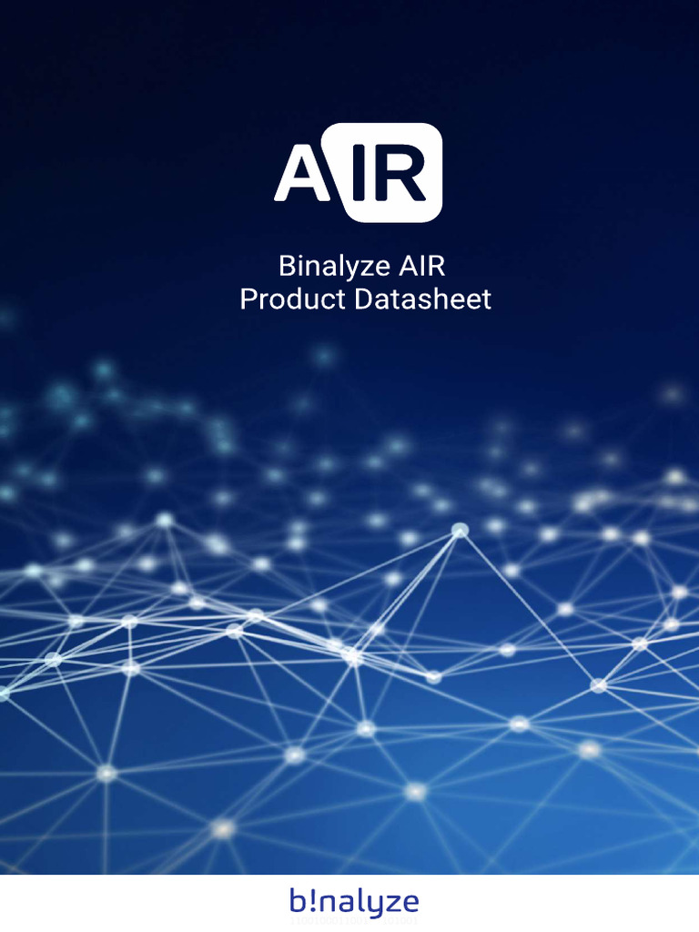 Binalyze-AIR-Datasheet | PDF | Microsoft Windows | Cache (Computing)