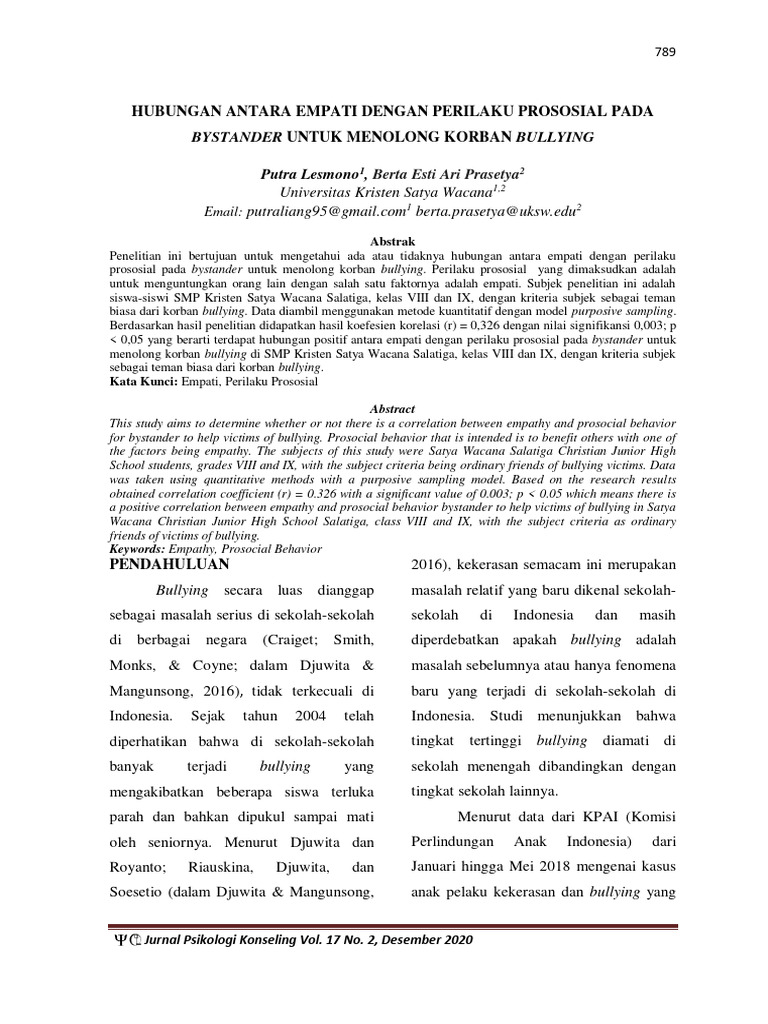 Jurnal Bullying 20 | PDF
