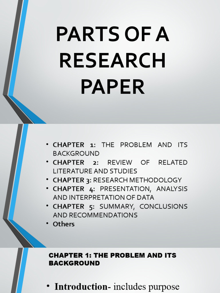 3 2023 2024 Lesson 3 Parts of A Research Paper | PDF | Science ...