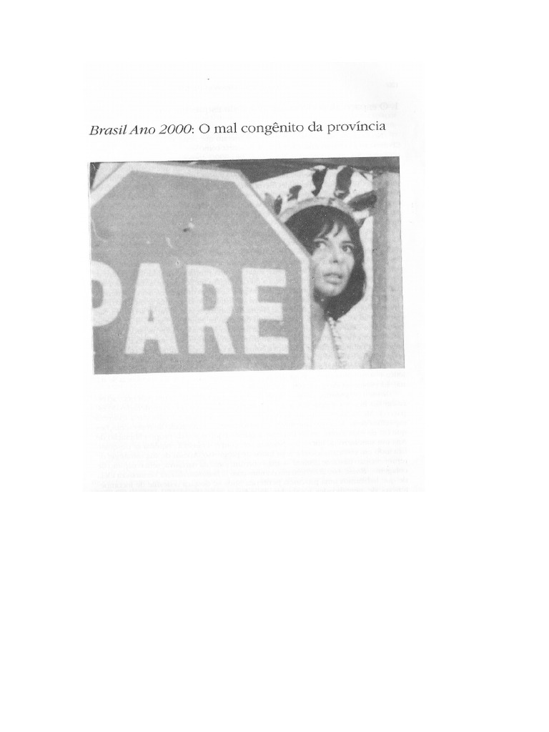 Brasil Ano 2000 in Alegorias Do Subdesenvolvimento - Ismail Xavier | PDF