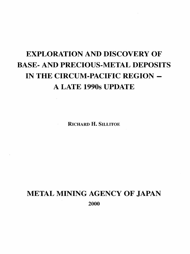 2000 MMAJ Discovery Histories 2 | PDF | Ore | Exploration