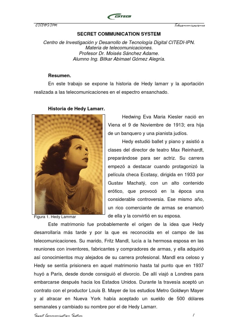 Tarea1 - Secret Communication System. | PDF | Ingenieria Eléctrica ...