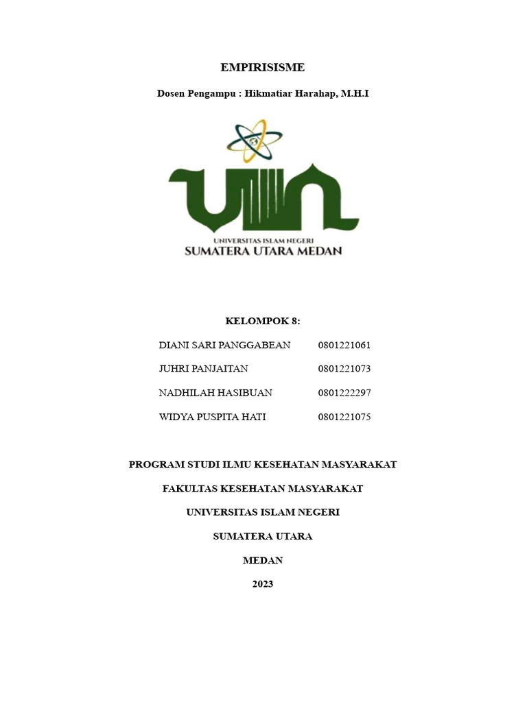 Kelebihan dan Kelemahan Empirisme | PDF | Filsafat