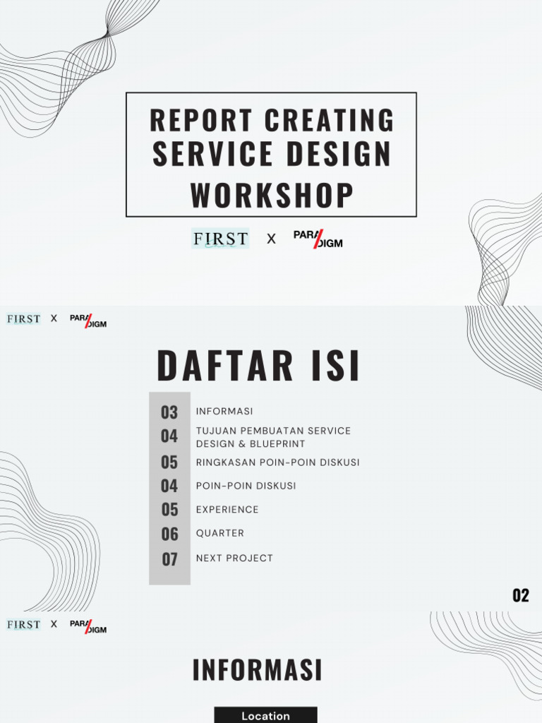 Report Service Design Workshop | PDF